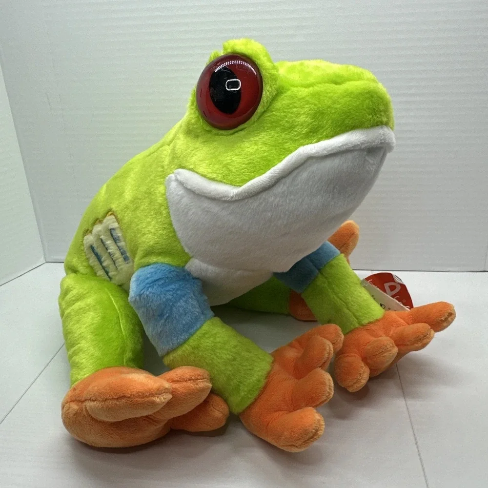 Wild Republic | Toys | Wild Republic Red Eye Tree Frog Plush Green 2 ...